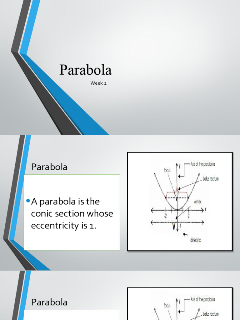 Parabola | PDF | Geometric Shapes | Euclid