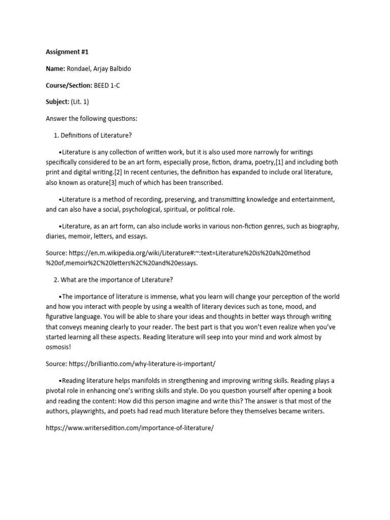 Assignment #1-WPS Office | PDF