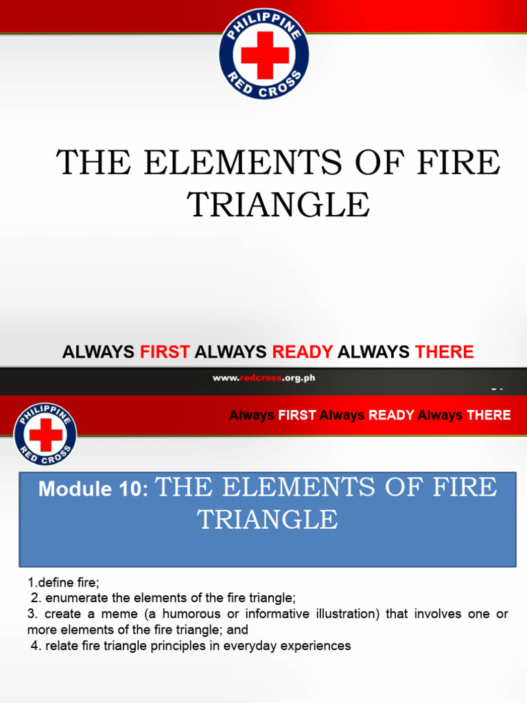 Module 10 - The Elements of Fire | PDF | Fires | Combustion