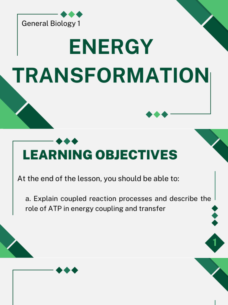 ATP and Energy Coupling in Biology | PDF | Cellular Respiration ...
