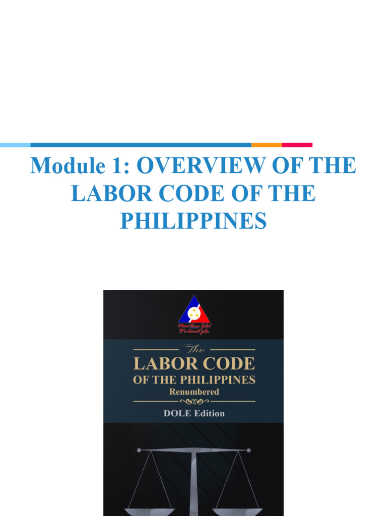 Module 1-Overview of LCP | PDF | Employment | Labour Law