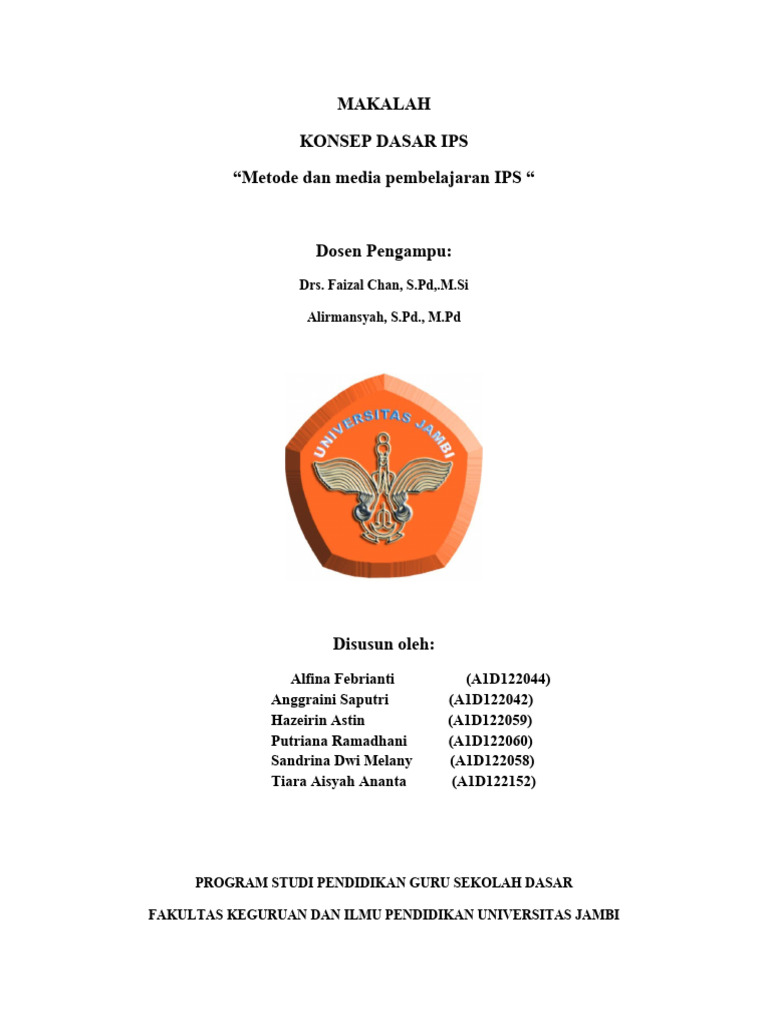MAKALAH IPS - "Metode Dan Media Pembelajaran IPS " MATERI KE 5 | PDF | Karier & Perkembangan