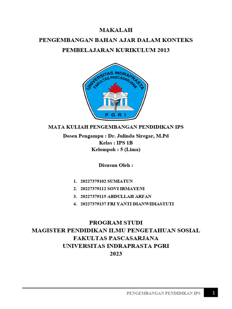 Contoh Makalah S2 Pdf 