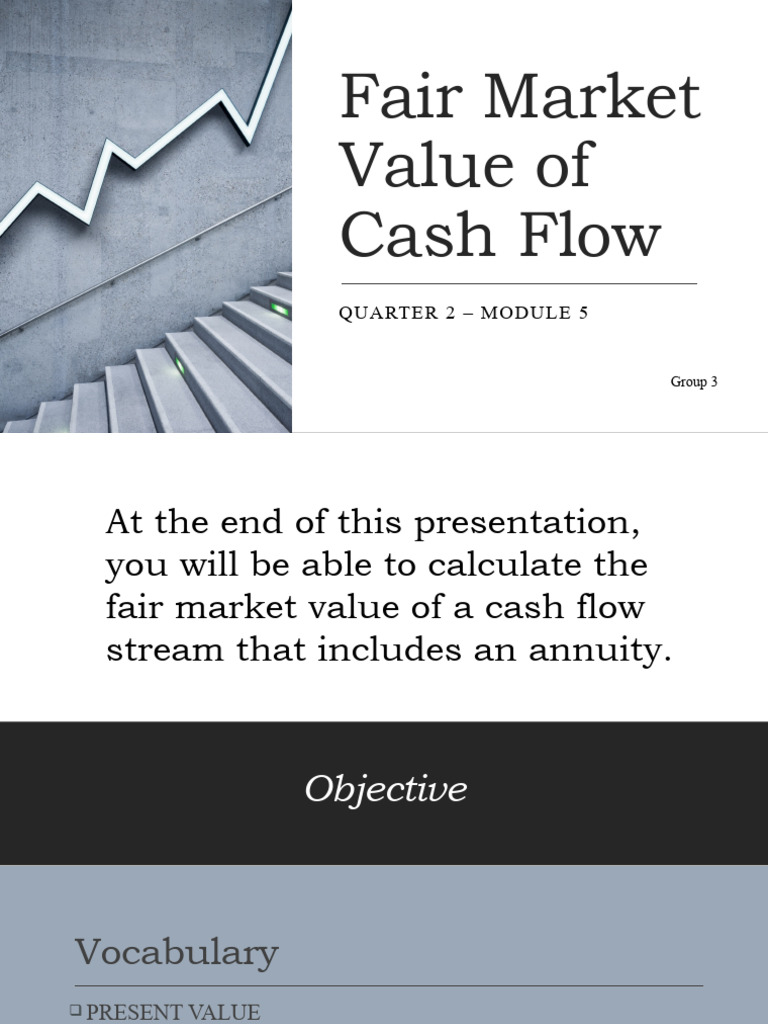 Fair Market Value of Cash Flow Analysis | PDF | Present Value | Interest