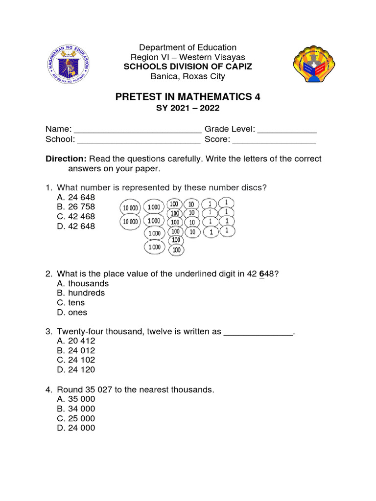 MATH-4 | PDF | Rectangle | Mathematics
