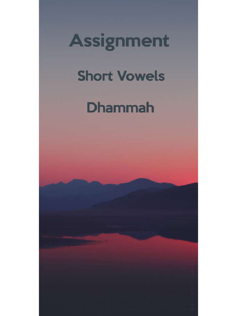 Assignment 11 Dhammah | PDF