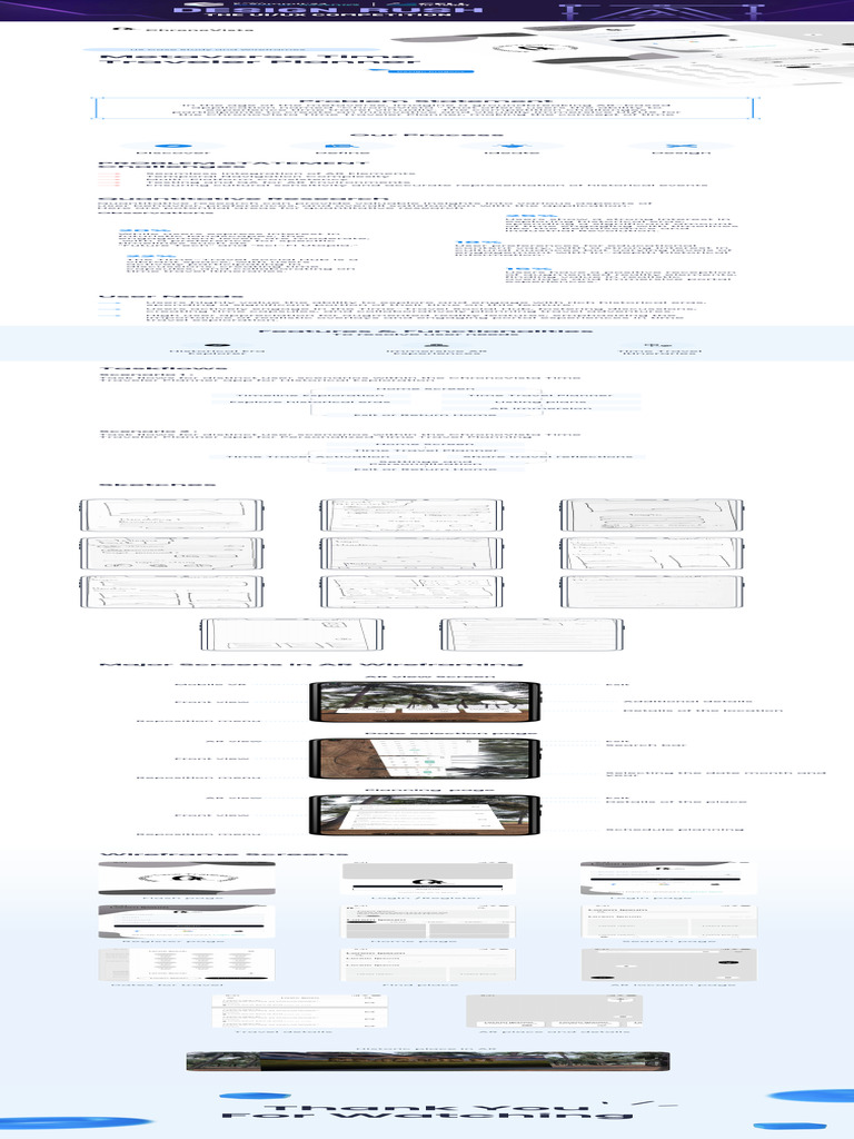 ChronoVista AR Time Travel UI/UX Design | PDF | Augmented Reality ...