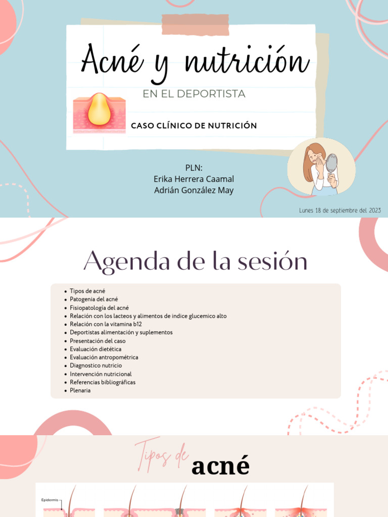 Relación Entre Acné y Nutrición (Caso Clinico) | PDF | Alimentos | Nutrición