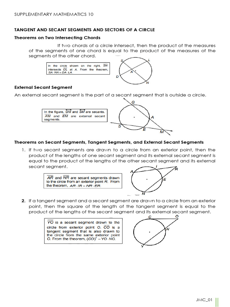 Supplementary Math Handout 4 | PDF