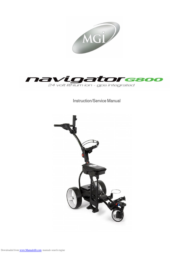 Navigator g800 | PDF | Battery Charger | Electrical Connector