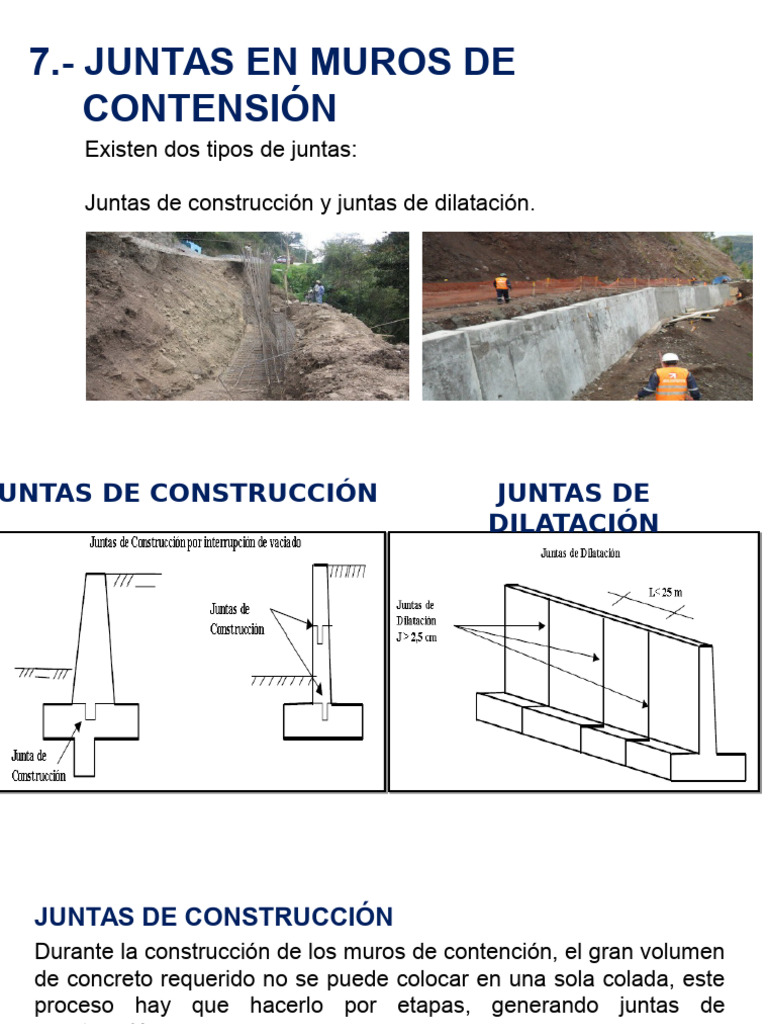 Juntas en Muros PPT Ok | PDF
