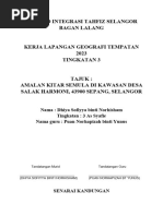 Kerja Lapangan Geografi Tingkatan 3 | PDF