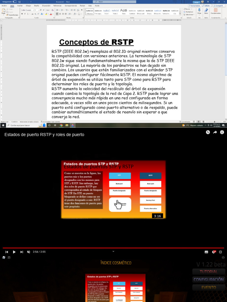 Conceptos RSTP | PDF | Conmutador de red | Ciencias de la Computación