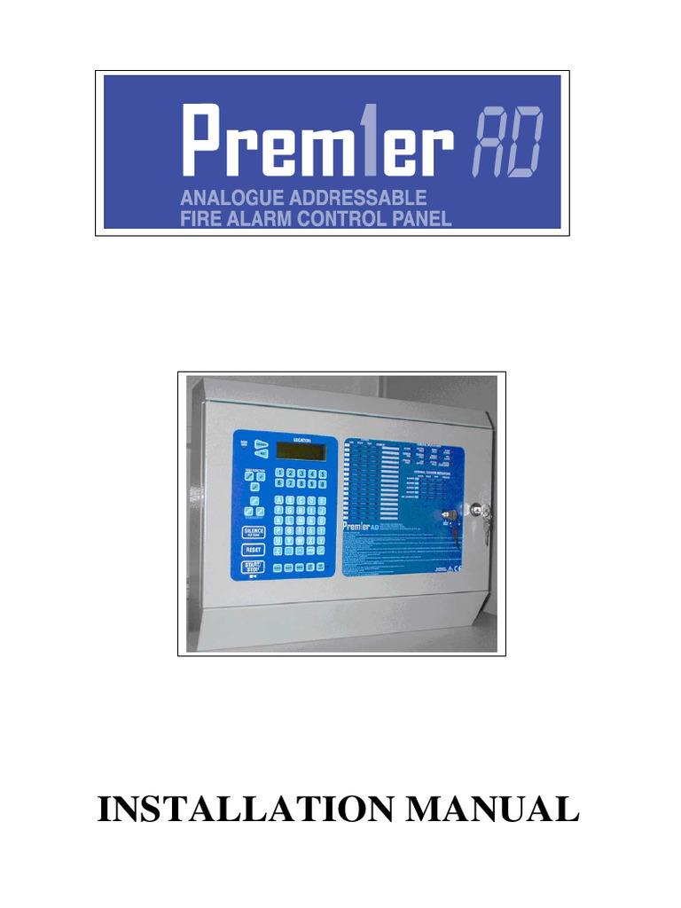 Addressable Panel-Installation-Manual | PDF | Relay | Electrical Wiring