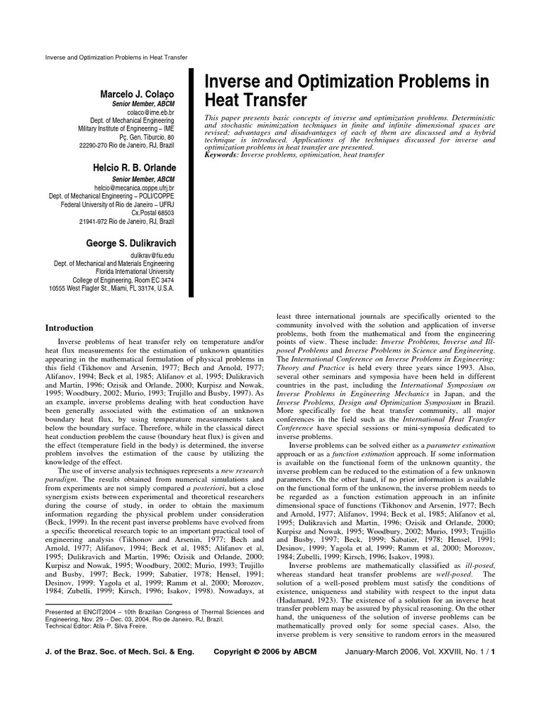 Download | PDF | Mathematical Optimization | Inverse Problem