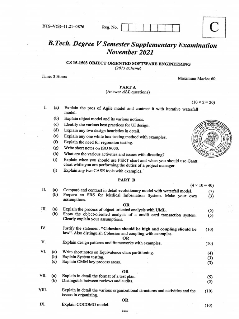 Object Oriented Software Engineering 2021 Nov 2015 Ad Pdf 0359