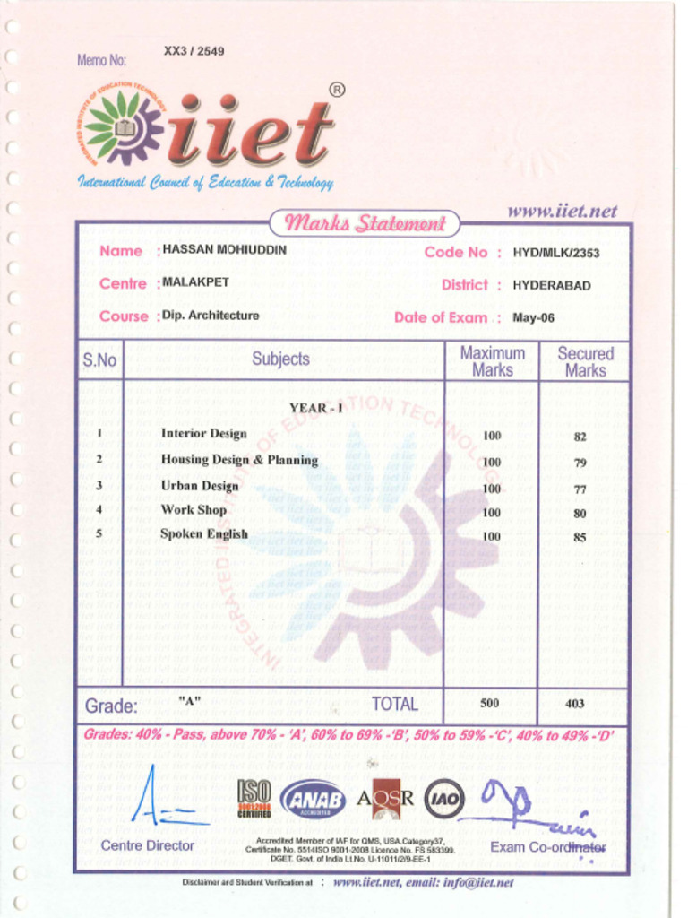 Architecture 1st Year | PDF