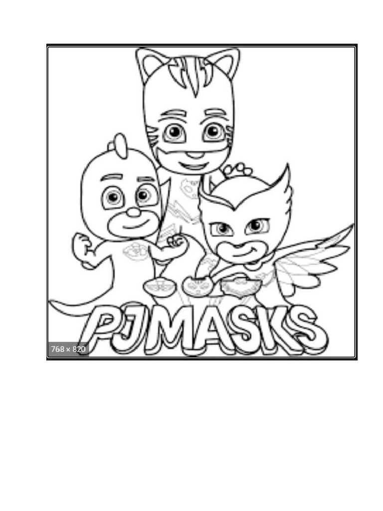 Gambar PJ Mask | PDF
