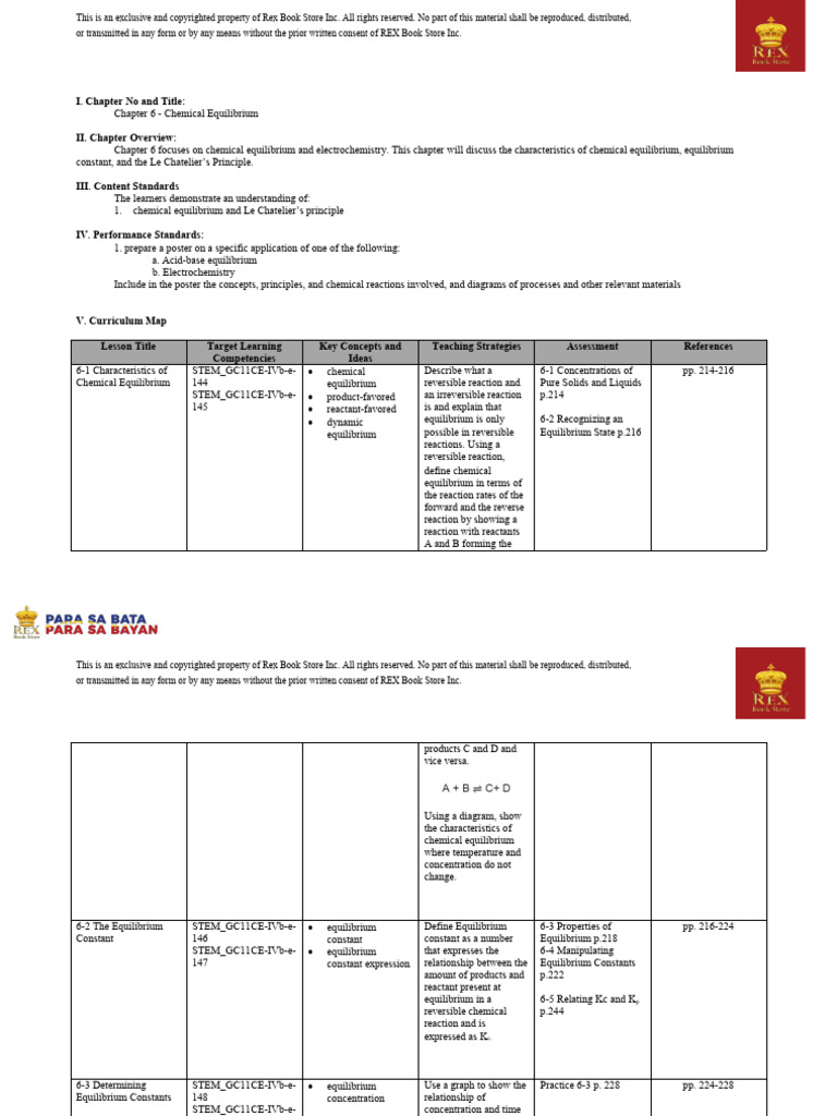 General Chemistry 2 - Chapter 6 - IM | PDF | Chemical Equilibrium ...