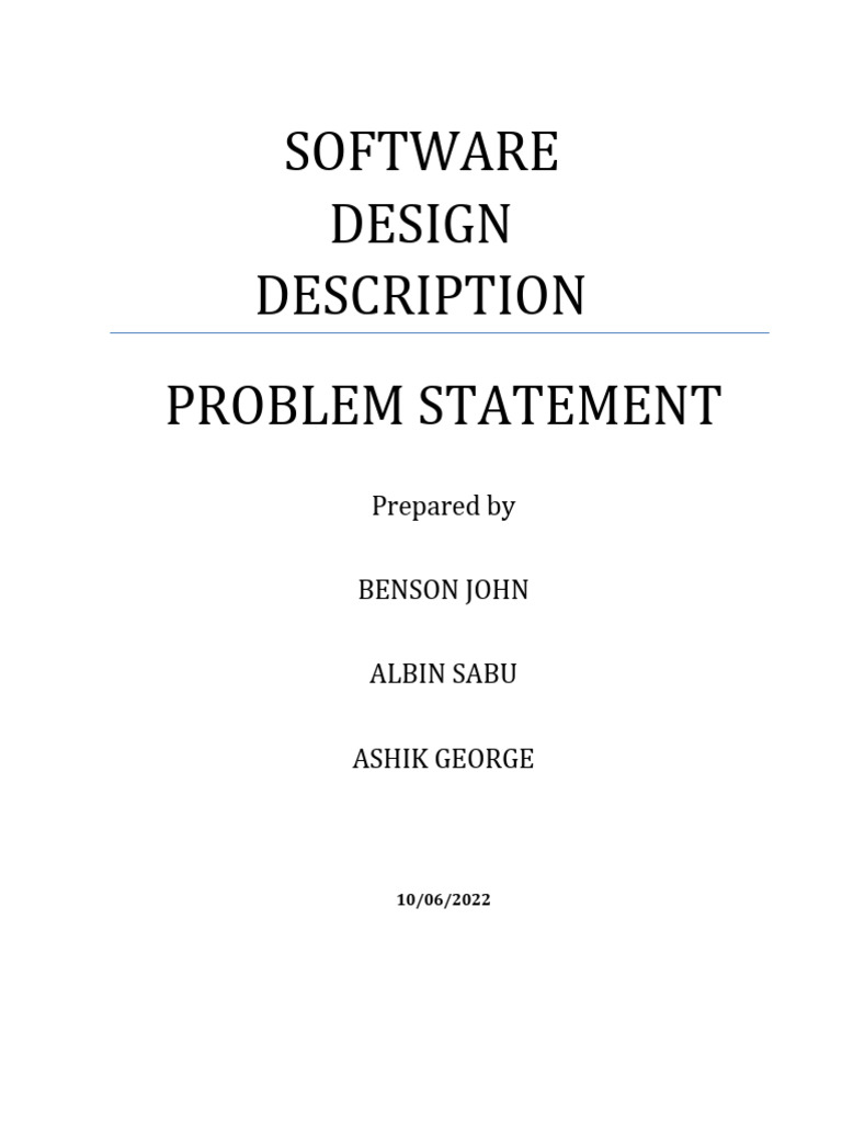 SDD Example | PDF | Class (Computer Programming) | Component Based Software Engineering