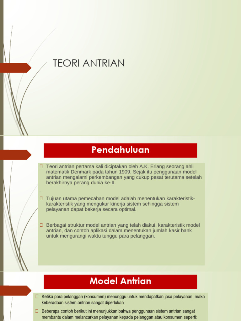 Teori Antrian | PDF | Bisnis | Komputer