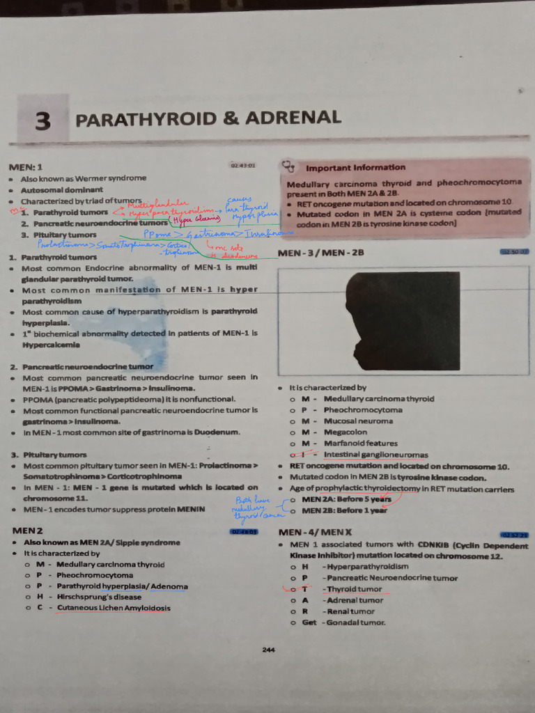 Parathyroid N Adrenal | PDF | Diseases And Disorders | Human Diseases And Disorders