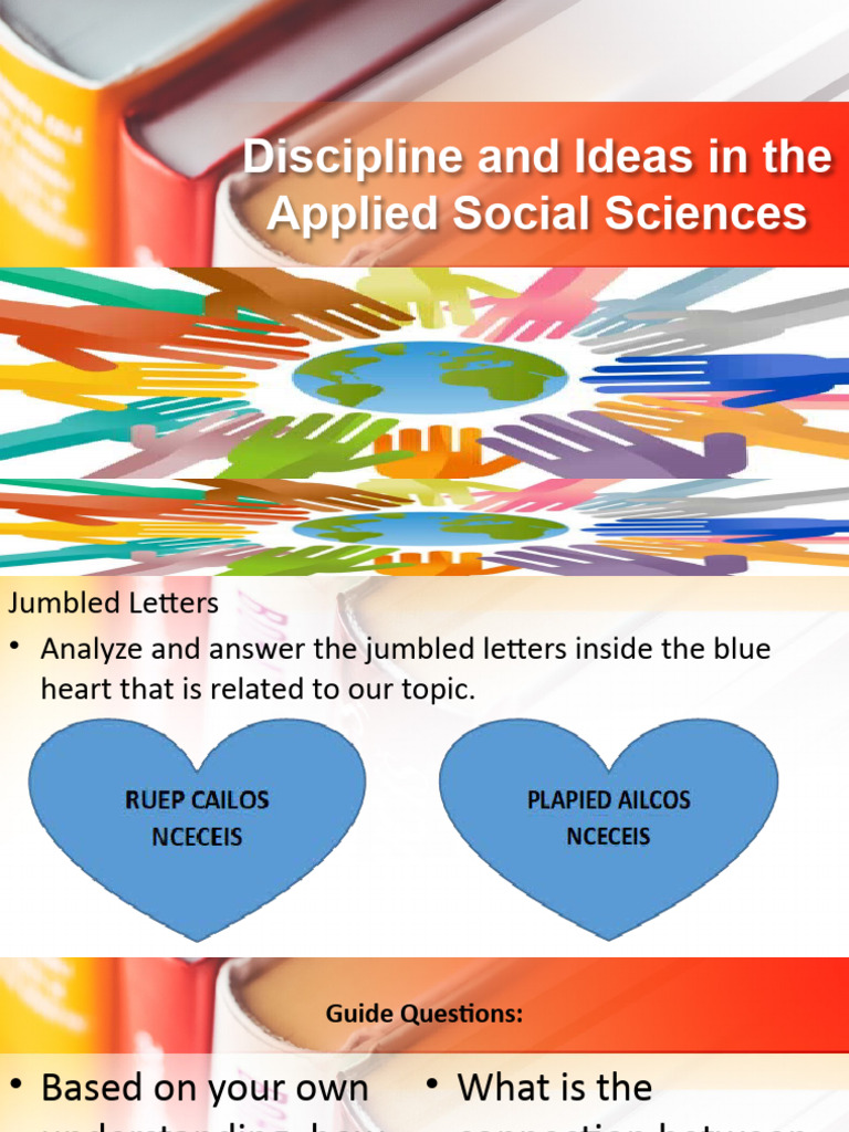Week 1 - Definition of Social Science and Applied Social Sciences | PDF | Social Sciences | Science