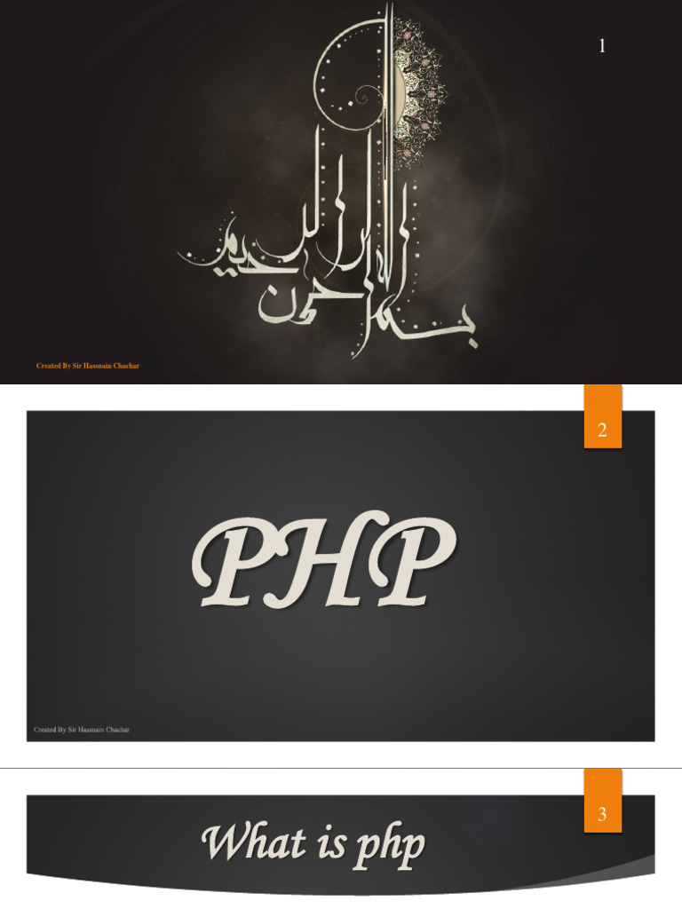 PHP Notes | PDF | Php | World Wide Web