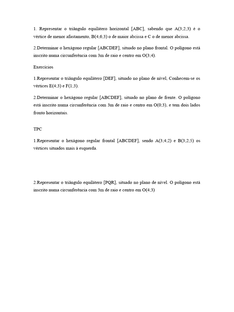 1 Exercícios DGD | PDF