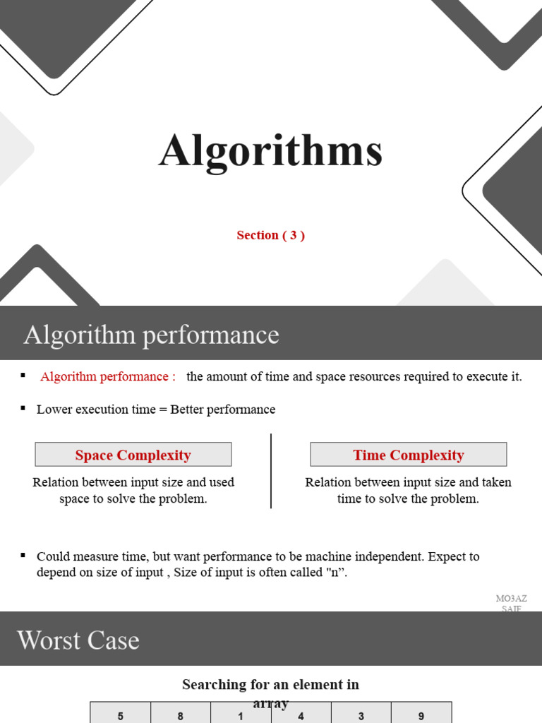 Algorithms Section 3 | PDF | Mathematics | Computer Science Algorithms Section 3 | PDF | Mathematics | Computer Science