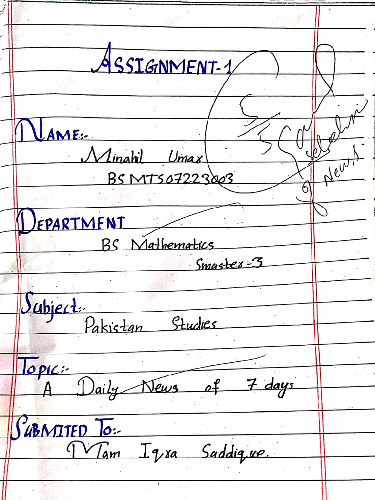 Assignment 1 of Pak. Studies | PDF