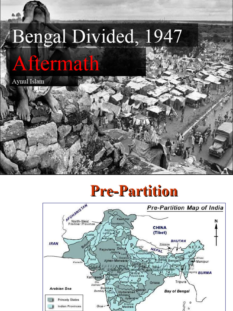 Bengal Divided 1947 | PDF | Partition Of India | British Raj