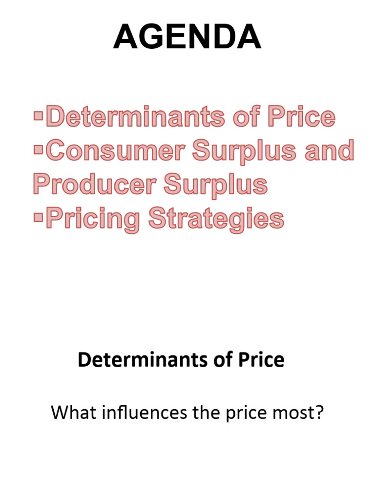 Lecture Five | PDF | Economic Surplus | Economic Equilibrium