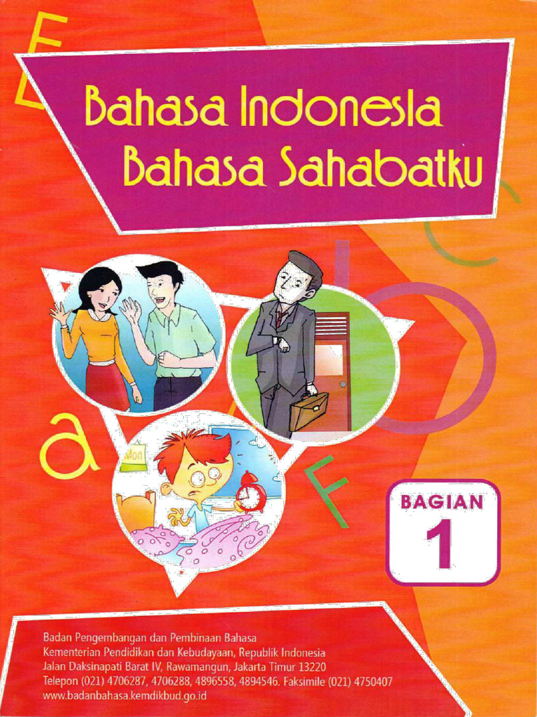 Bahasa Indonesia Bahasa Sabahatku Bagian 1 | PDF