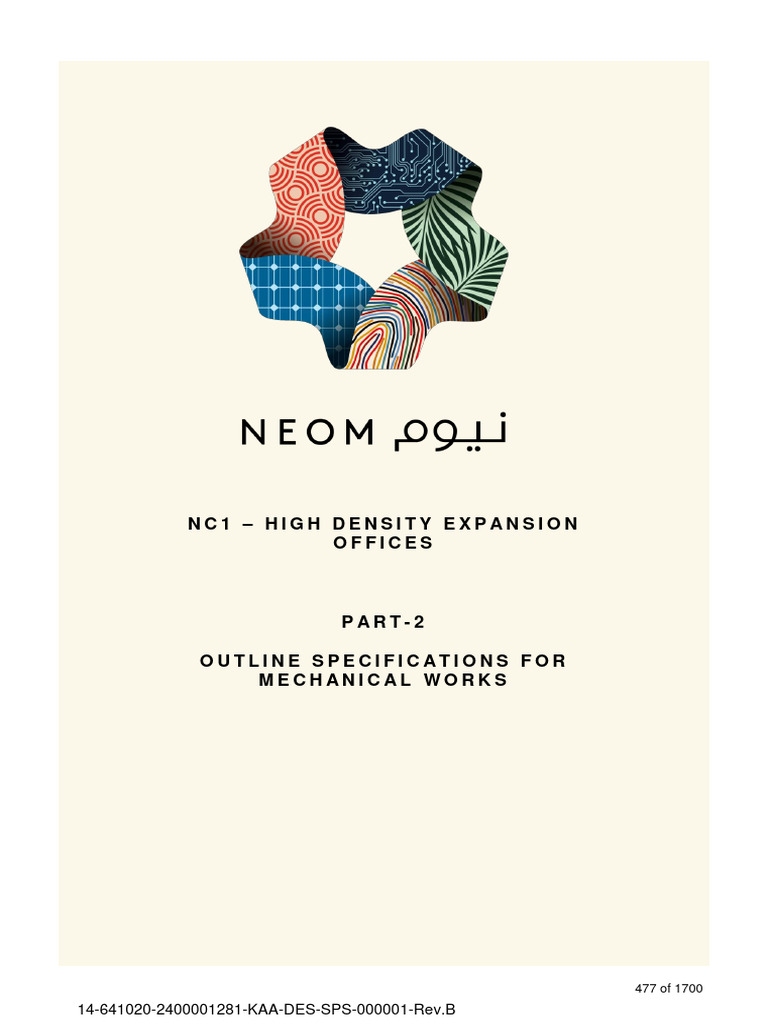 NEOM Mechanical Works Specifications | PDF | Pipe (Fluid Conveyance ...