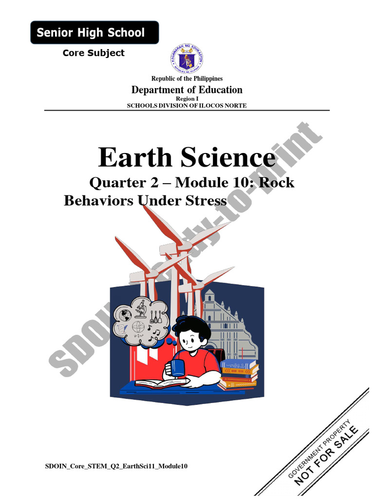 CORE EARTH SCIENCE11 Q2 Mod10 W3 Rocks Behavior Under Stress | PDF ...