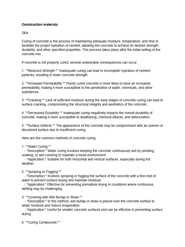 Construction Materials | PDF | Concrete | Wood