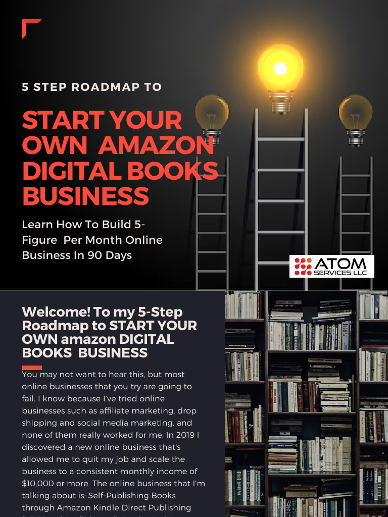 5 Steps Roadmap To Amazon Digital Books Business | PDF | Books | Publishing
