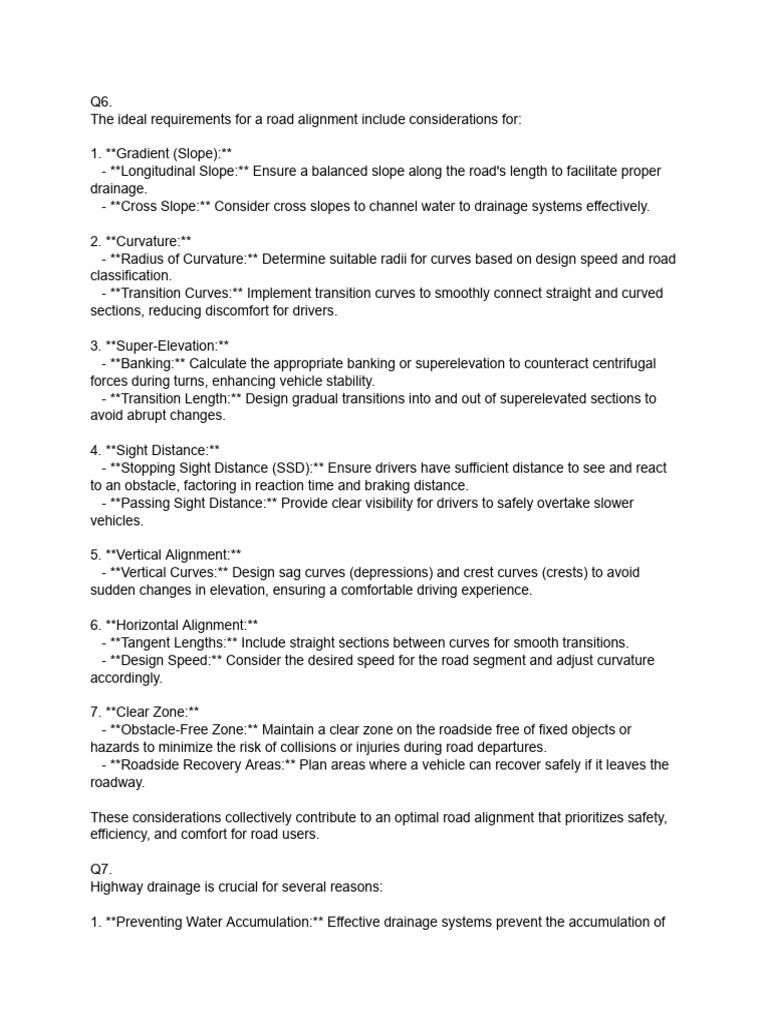 Road Engineering Pdf Road Road Surface