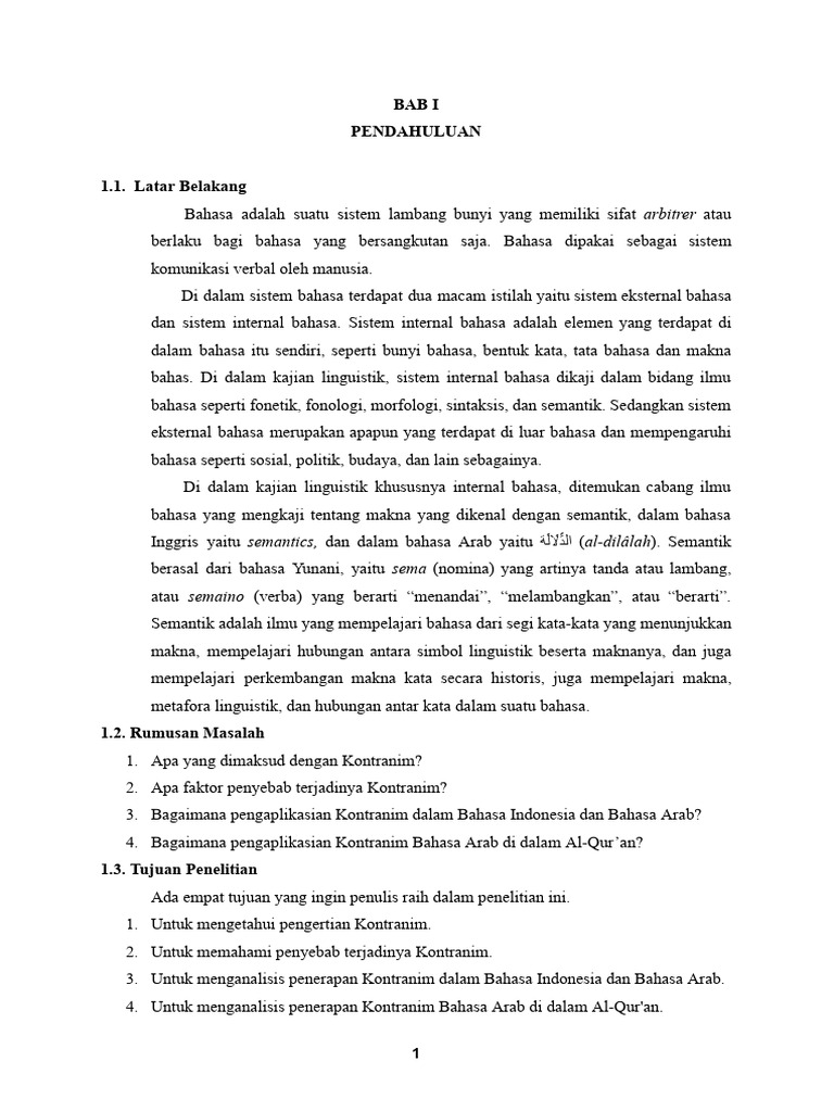 UTS Semantik Bagian 1 Ateng | PDF