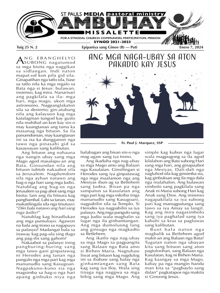 H20240107 Epiphany B | PDF