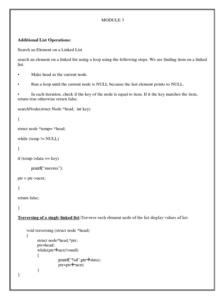 BCS304-Module 3 Notes (Sowmya) | PDF | Matrix (Mathematics) | Pointer ...