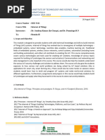 NPTEL Syllabus | PDF | Internet Of Things | Engineering