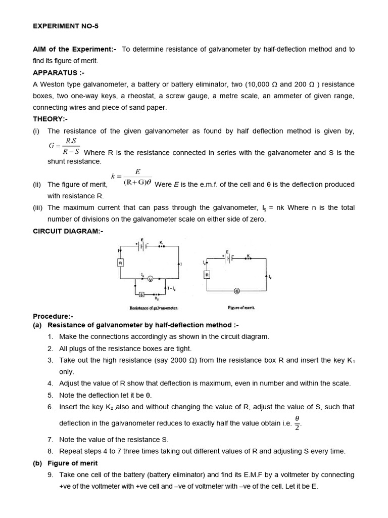 Expt No 05 | PDF | Electromagnetism | Electricity