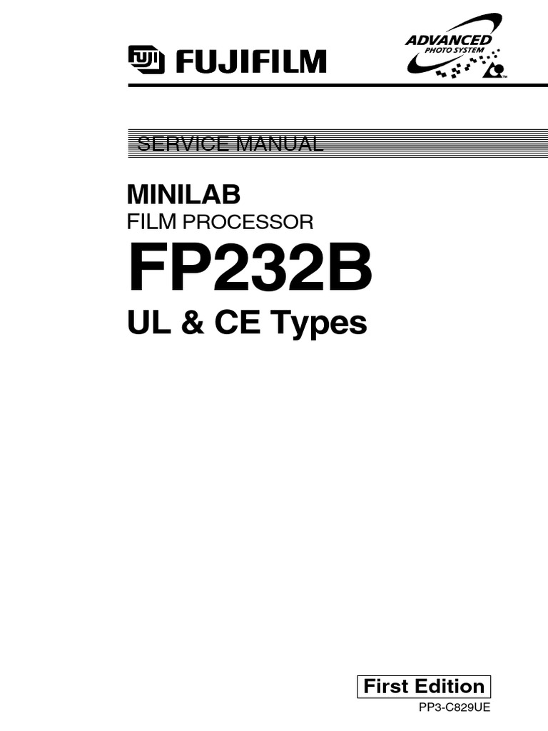Fuji FP232 Service Manual | PDF | Fujifilm | Electrical Connector