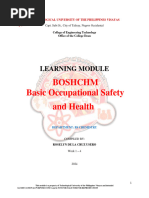 Module 1 - OSH and The BOSH Framework | PDF | Occupational Safety And ...