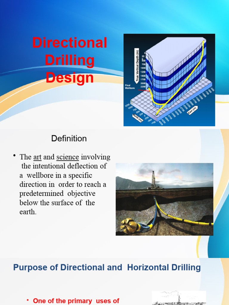 Directional Drilling Design | PDF | Oil Well | Drilling