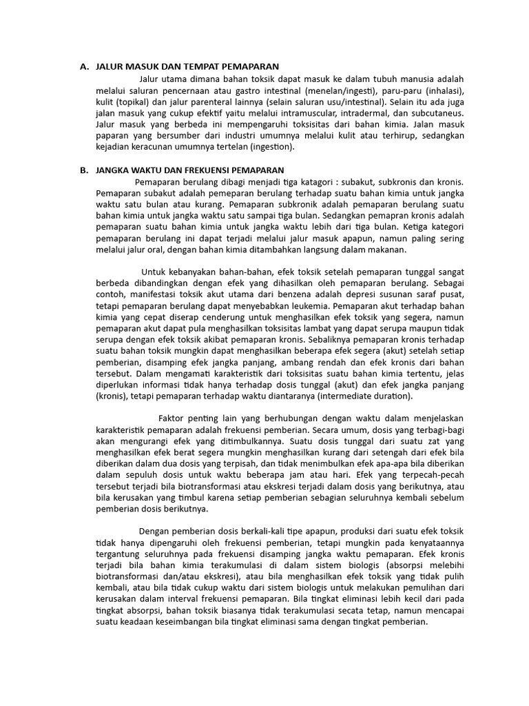 Jalur Masuk Dan Tempat Pemaparan | PDF