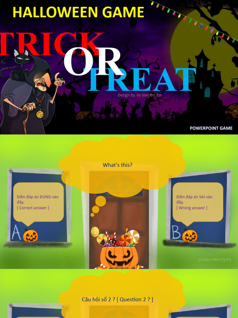Tro Choi Powerpoint Trick of Treat 196202116 | PDF