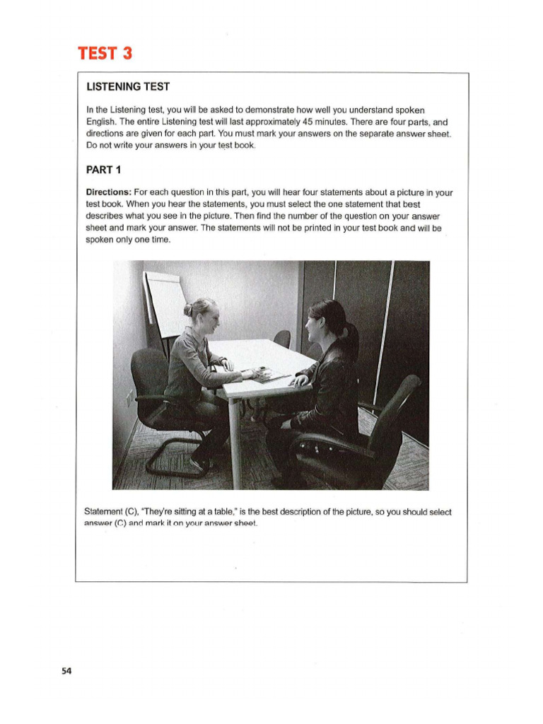 Part 1-Test 3-Vol A | PDF